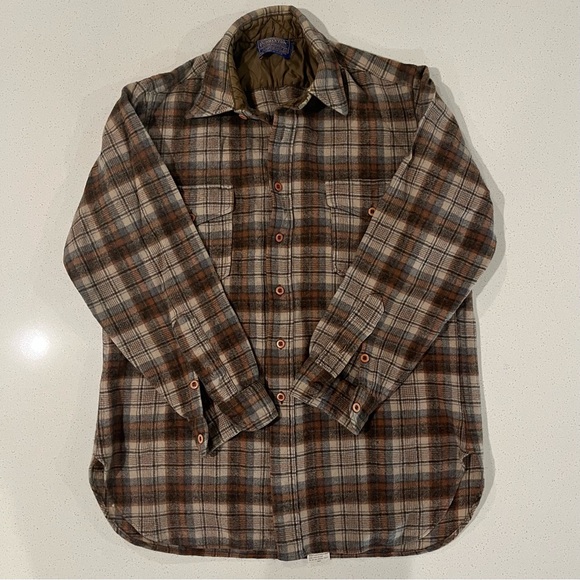 Pendleton | Tops | Vintage Wool Pendleton Flannel Shirt | Poshmark